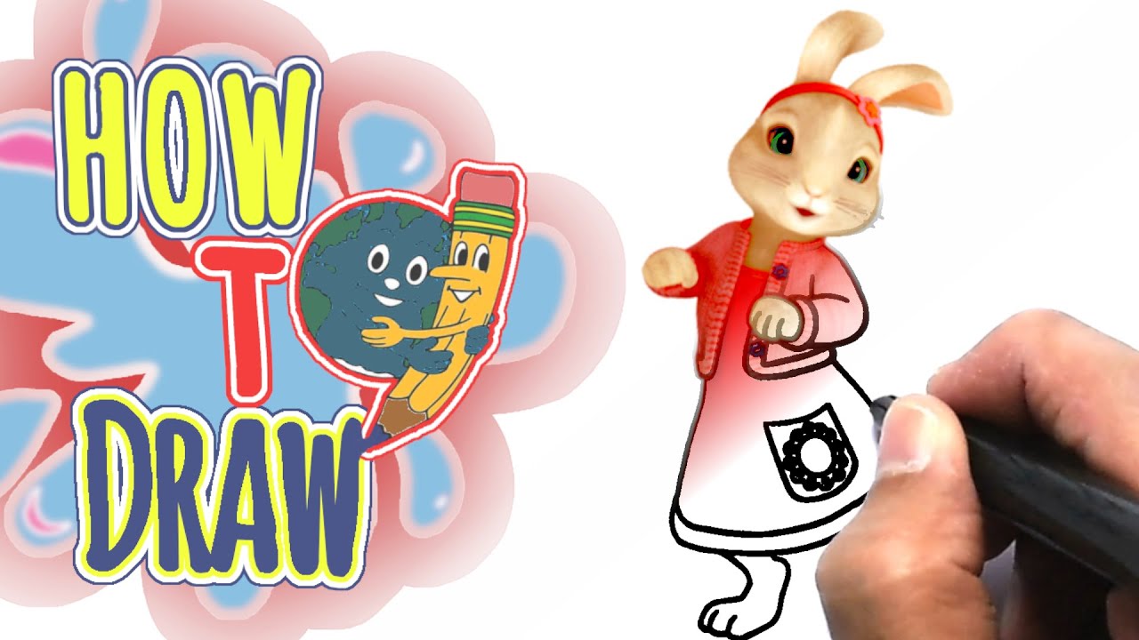 HOW TO DRAW PETER RABBIT CHARACTERS | RABBIT | COLORING PAGE | Easy ...