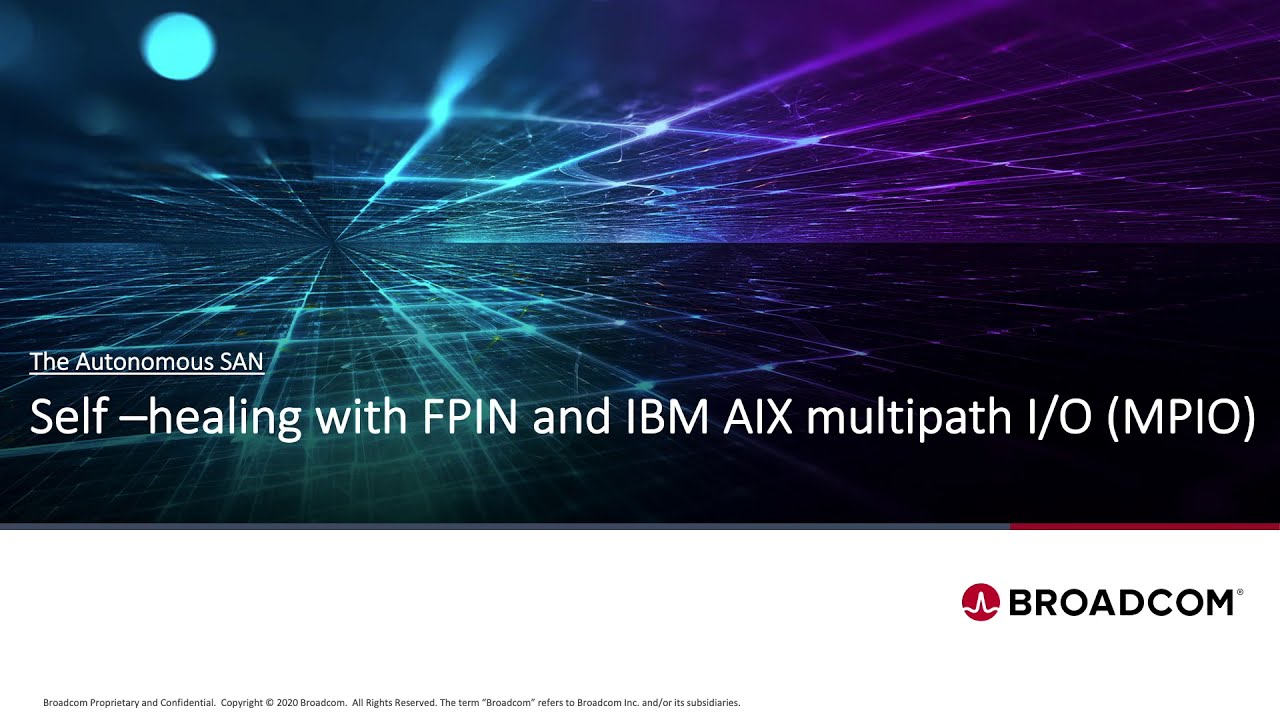Fabric Performance Impact Notification with IBM AIX MPIO - YouTube