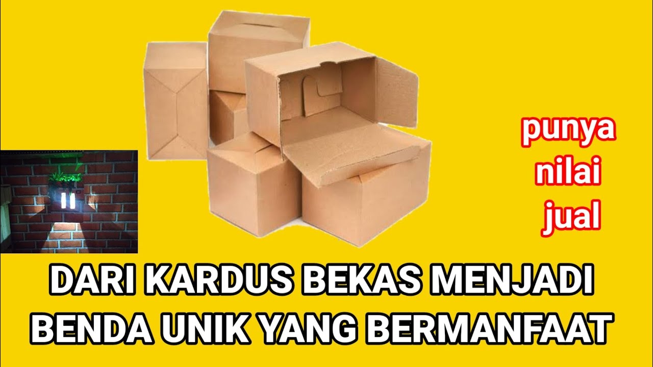 manfaatkan kardus bekas#led hias emergency@josichannel - YouTube