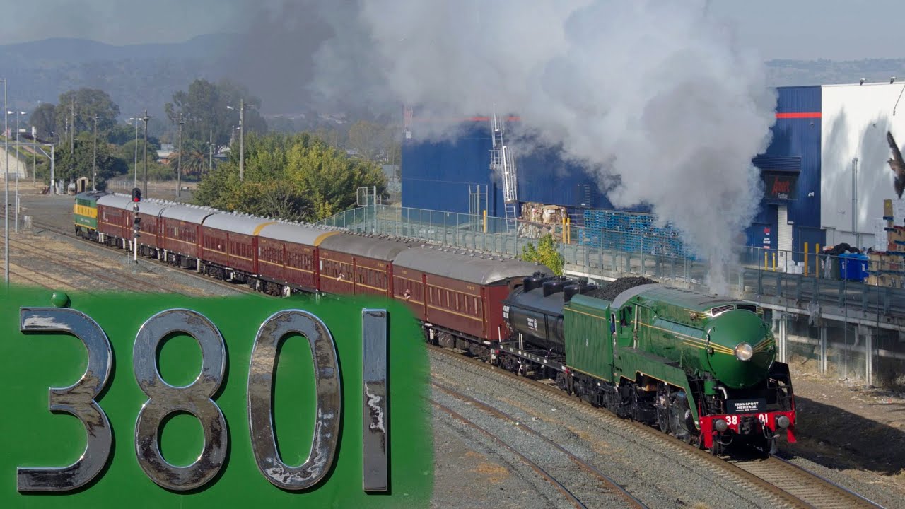 3801 - NSW Pacific Power Show! | THNSW's 3801 Albury Shuttles - YouTube