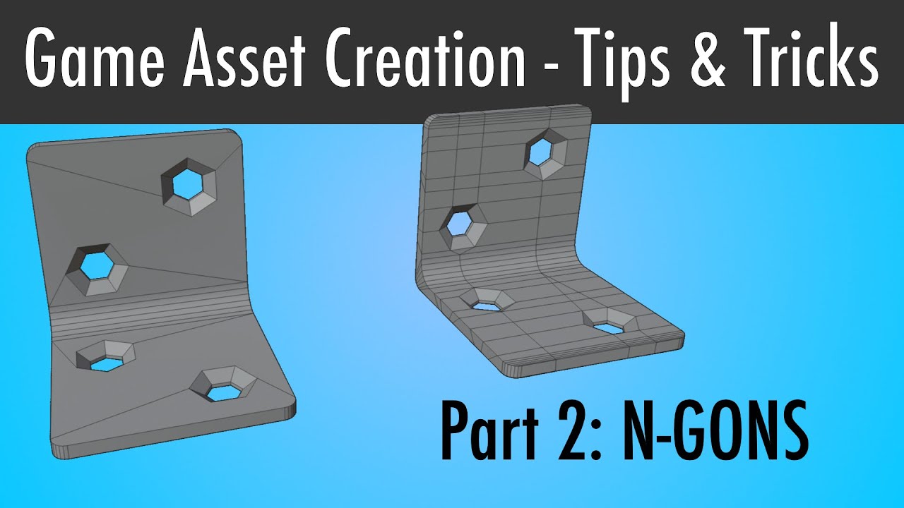Game Asset Creation Tips & Tricks - Part 2: n-gons - YouTube