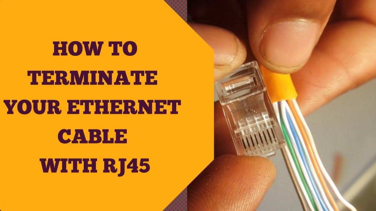 How to make RJ45 Network Patch Cables - Cat5e Cat6 - YouTube