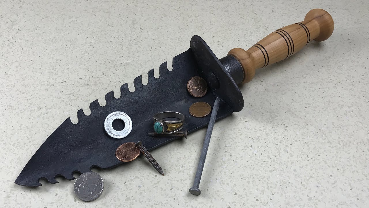 Making a Prospectors trowel - digging tool for metal detecting - YouTube