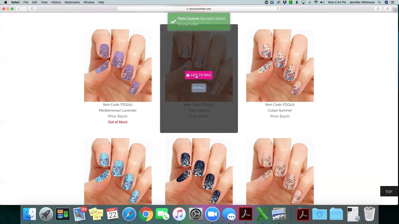 Creating an Account and Placing a Customer Order NEW Color Street VO ...