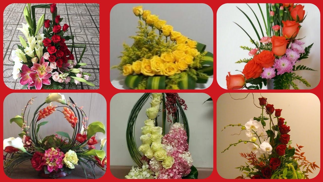 Latest stylish beautiful flower arrangement home decoration collection ...