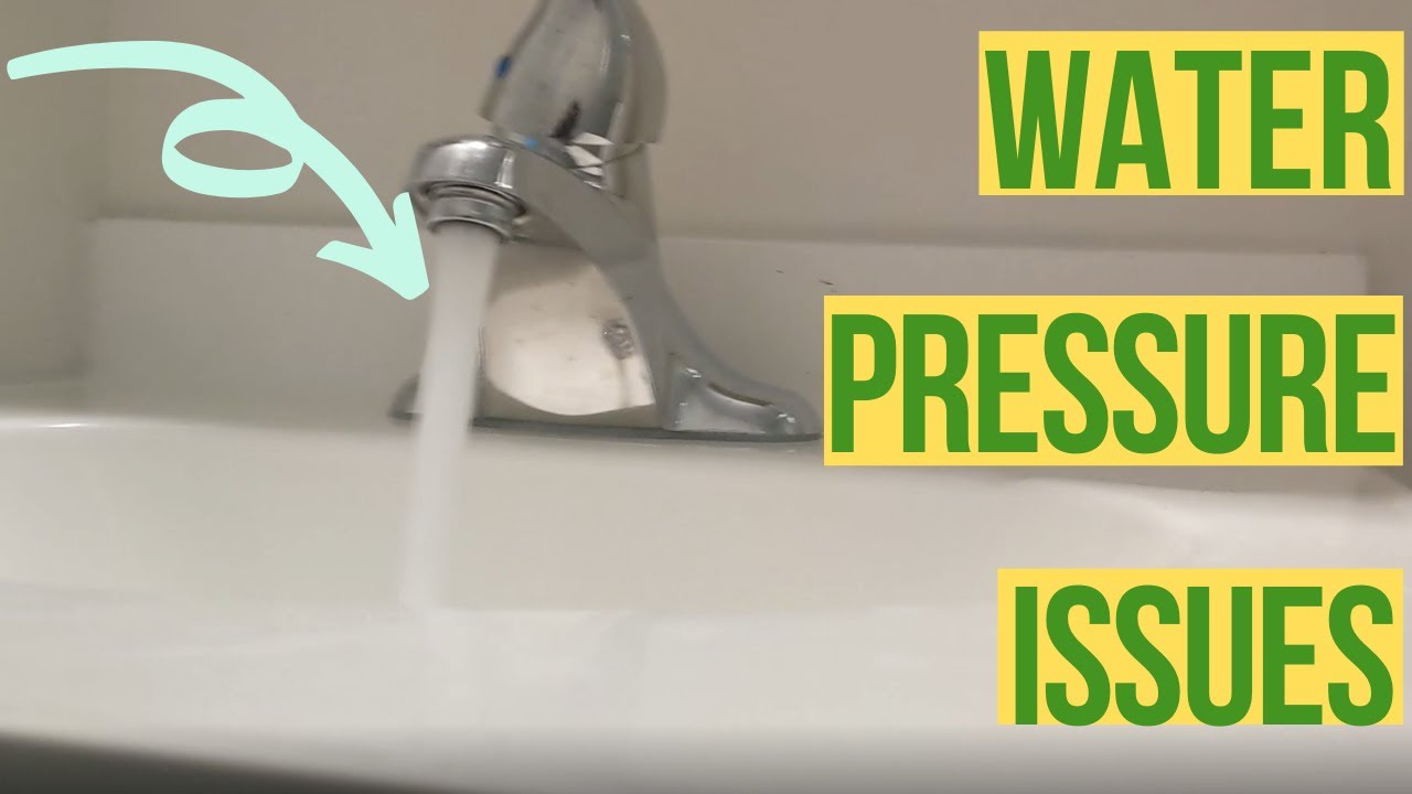How to fix WATER Low PRESSURE problems - YouTube