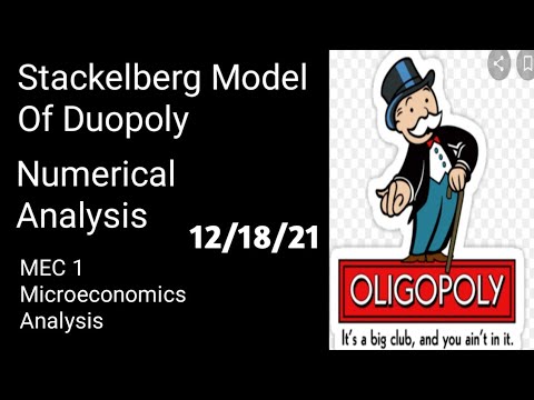 Stackelberg Model Of Duopoly Numerical Solution MEC-101 Microeconomics ...