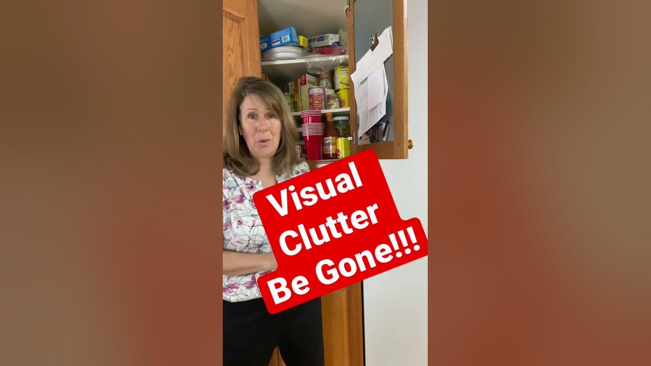 Visual clutter. Time to purge, organize, declutter and minimize clutter ...
