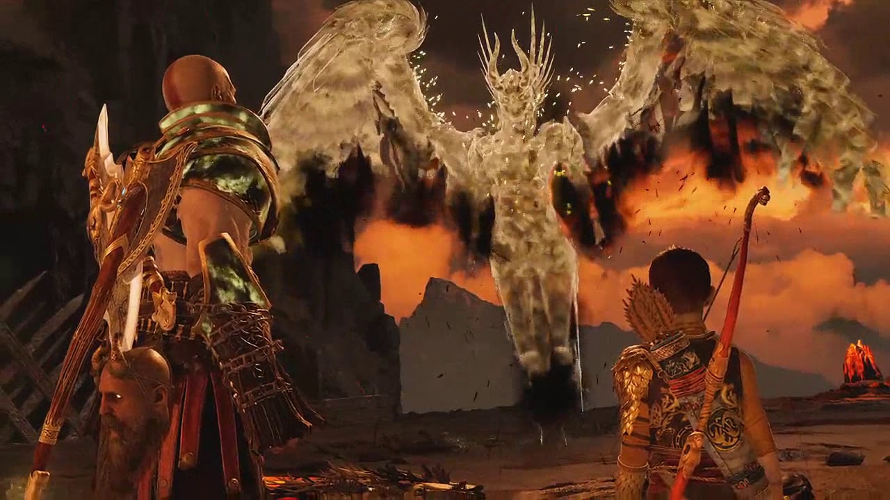 God of War (2018) - Killing Göndul (Muspelheim Valkyrie) - Hardest ...