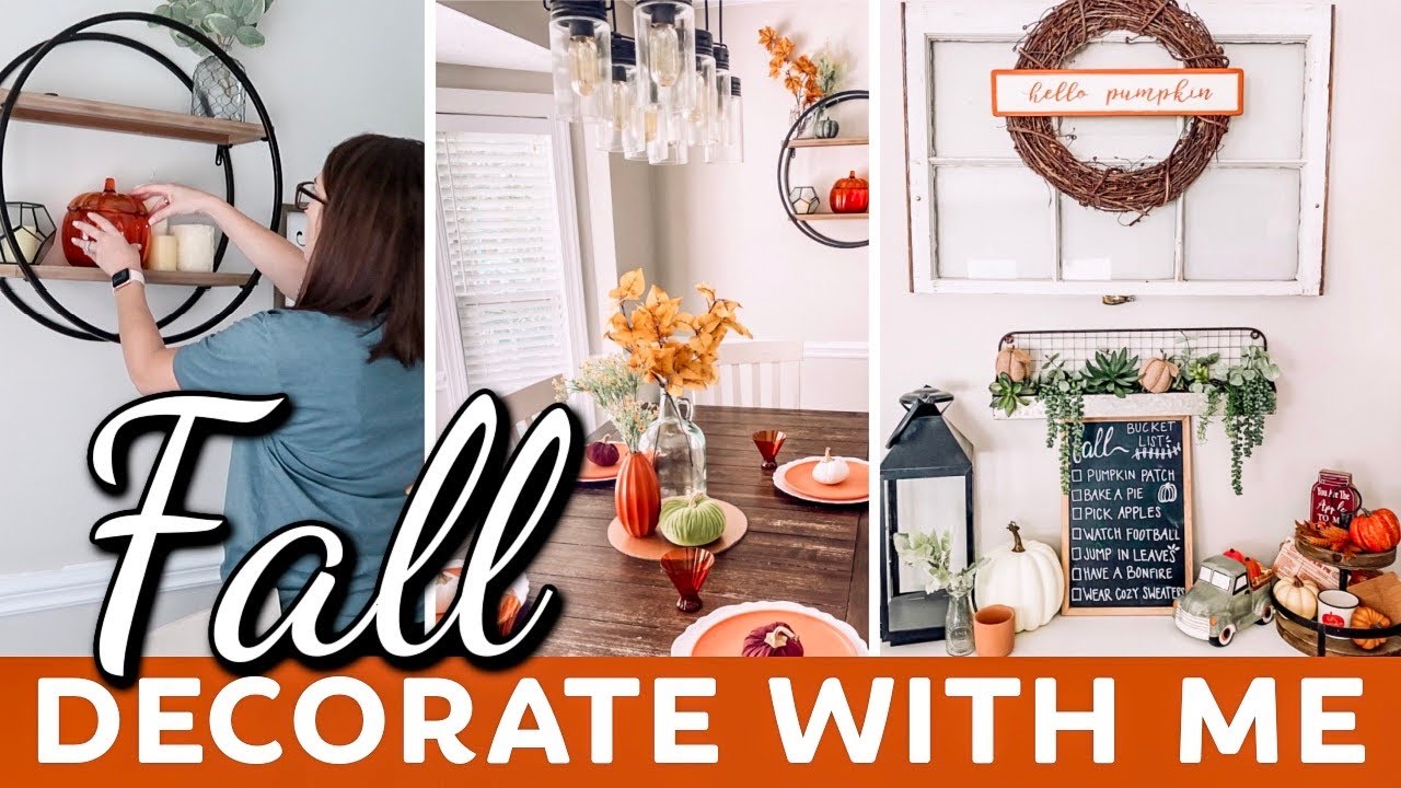 Fall Decorate With Me 2021 | Decorating Ideas for Fall | Simple + Cozy ...