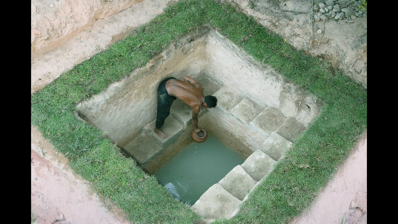 Dig To ground searching for groundwater - YouTube