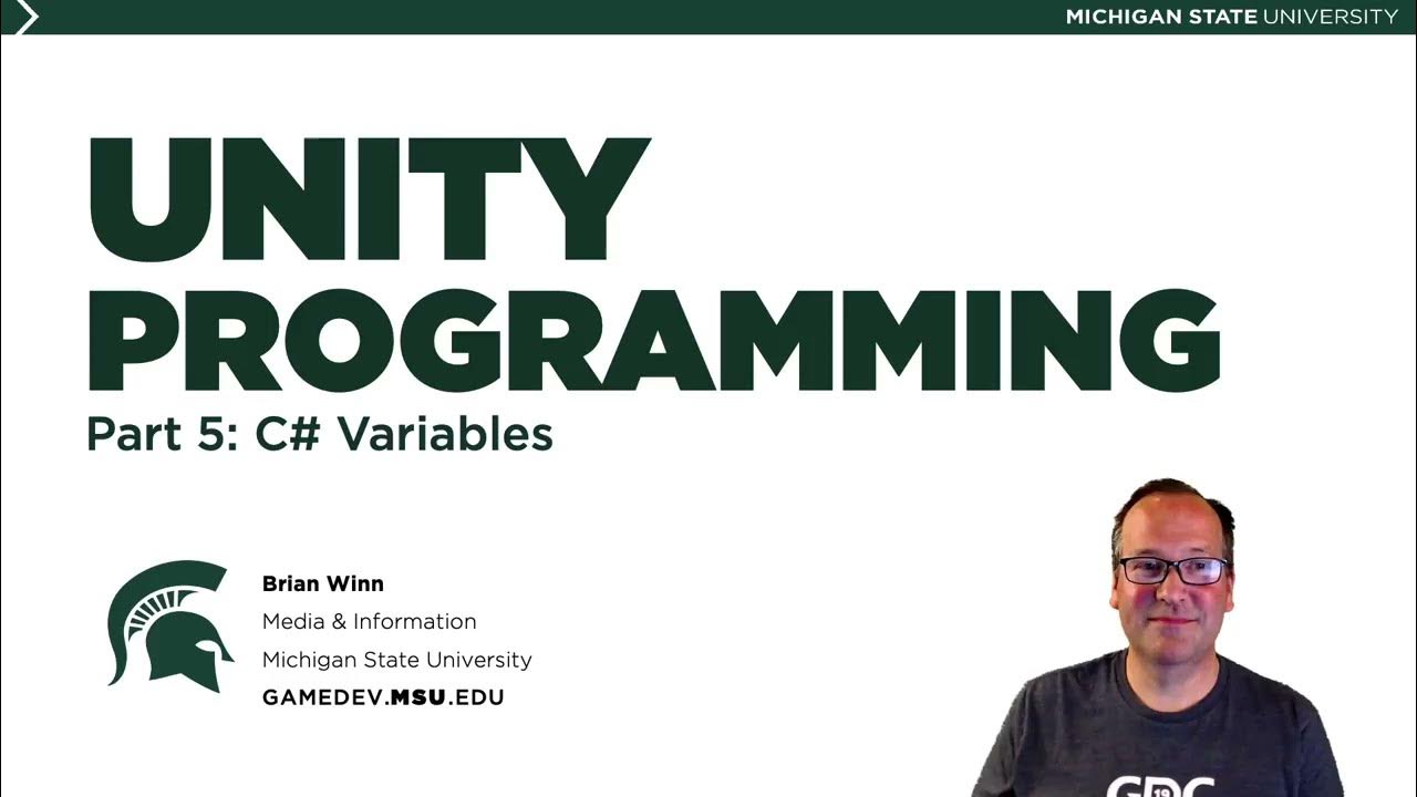 Ep 45 - Unity Programming - C# Variables: Game Design and Development 1 | 2D Shooter - YouTube
