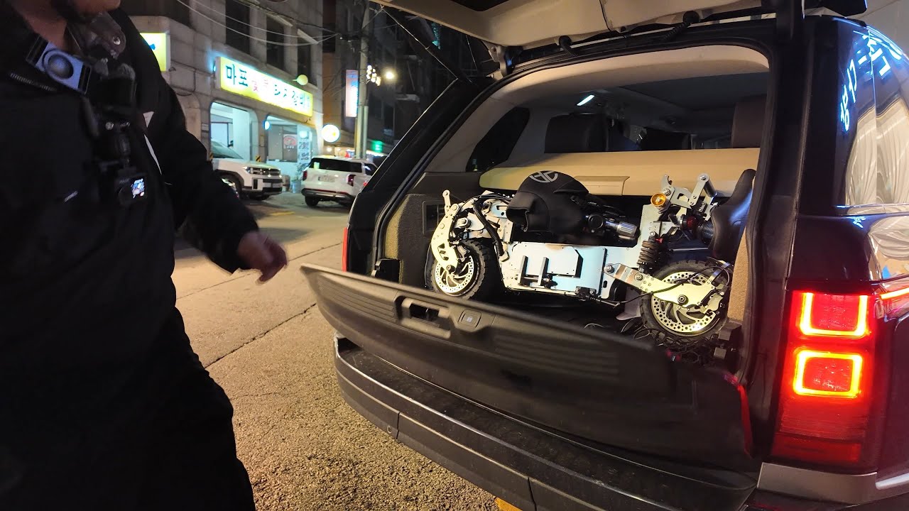 Pocket E-Motorcycle WEPED COMPO MAX 탁송 대리운전 전동스쿠터 - YouTube