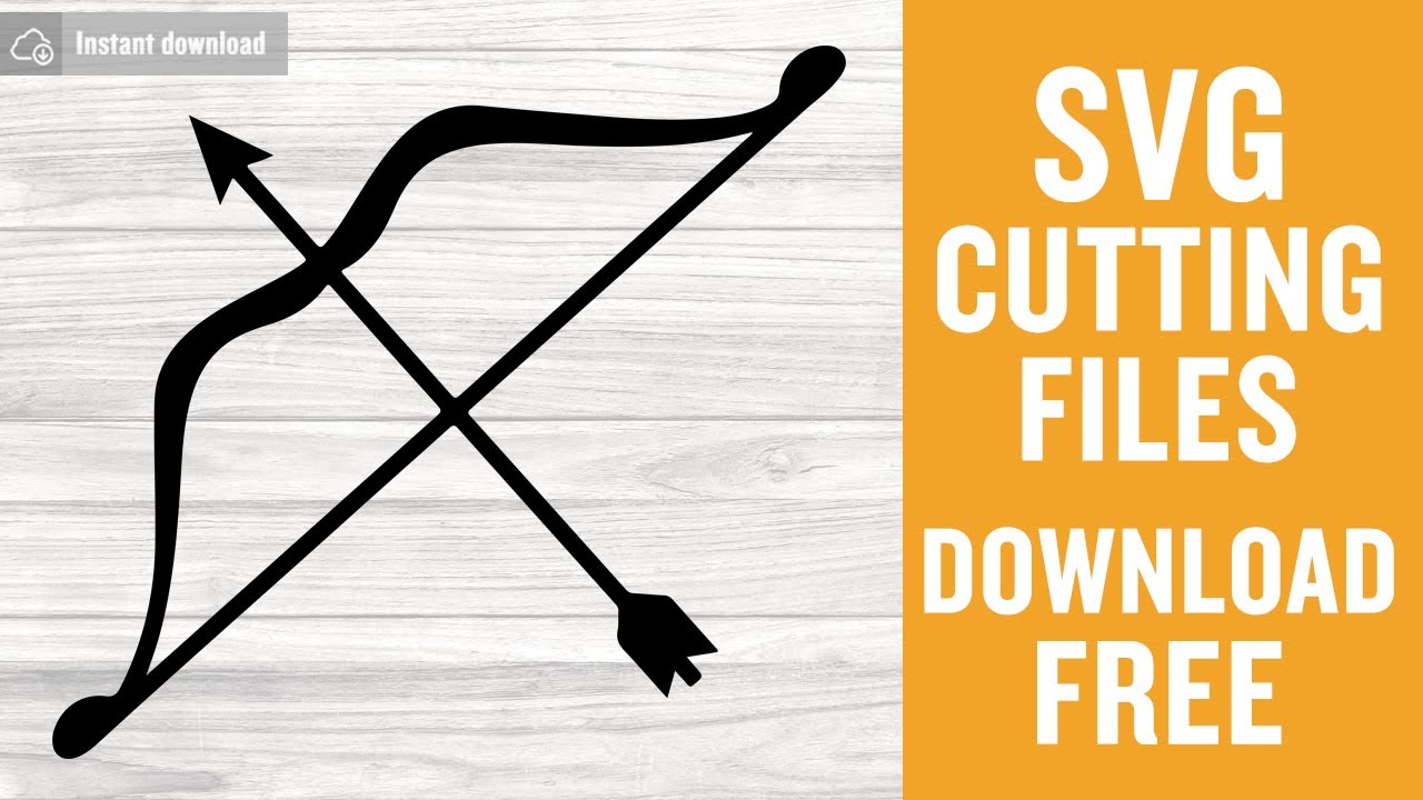 Cheer Bow And Arrow Silhouette