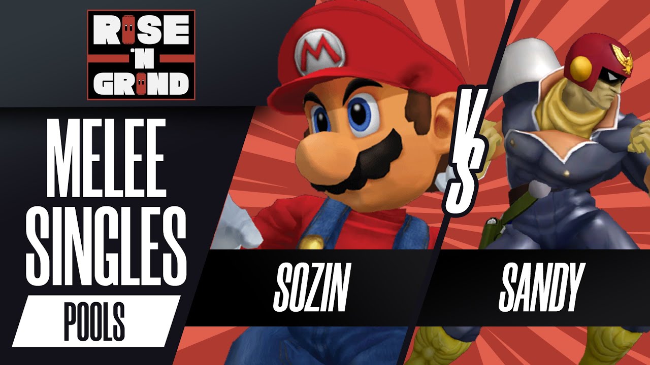 Sozin (Mario) vs Sandy (Captain Falcon) - Melee Singles Pools - Rise N ...