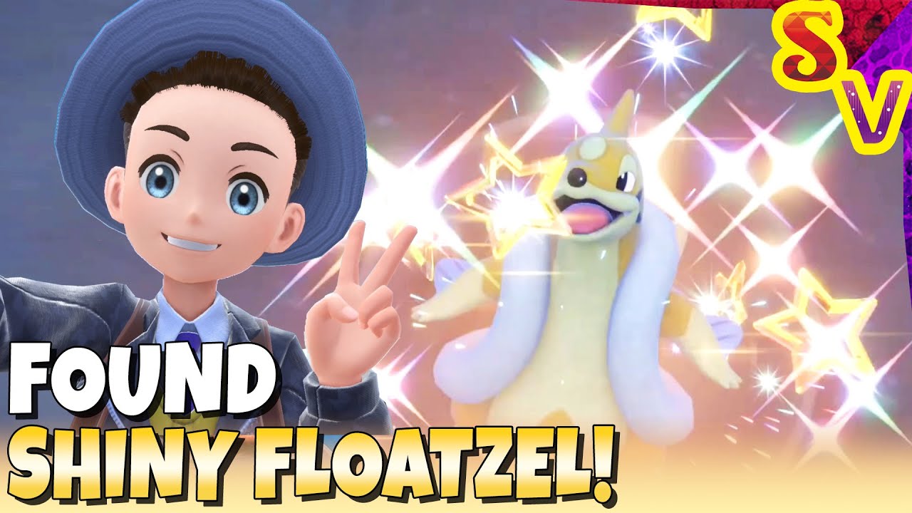 Shiny Floatzel Found Using Water Sandwich! Live Shiny Reaction in ...