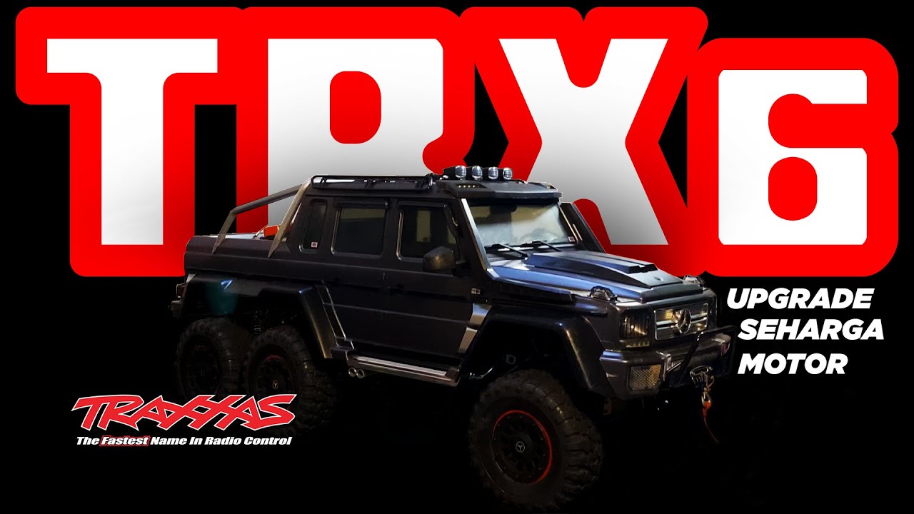 UPGRADE TRAXXAS TRX6 G63 AMG 6x6 SEHARGA MOTOR! - YouTube