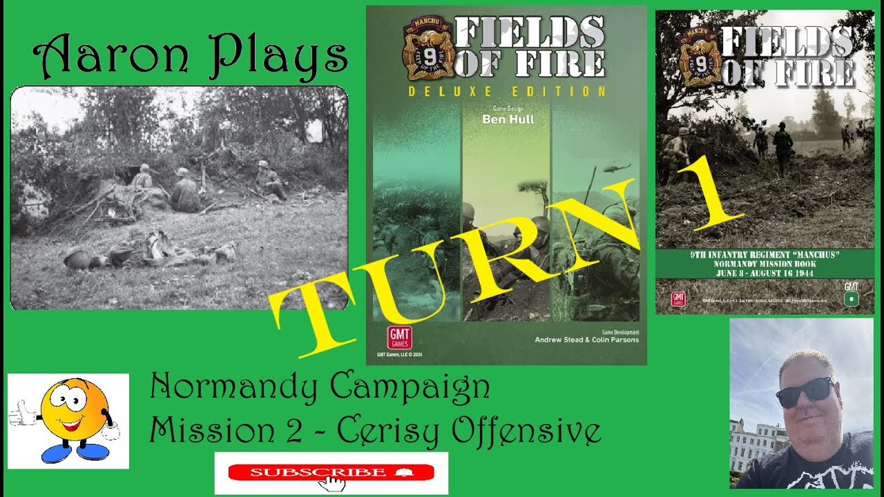FIELDS OF FIRE - Normandy Campaign - Mission 2 - Turn 1 - YouTube