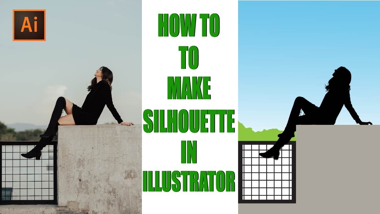 How to make silhouette step by step | silhouette tutorial - YouTube
