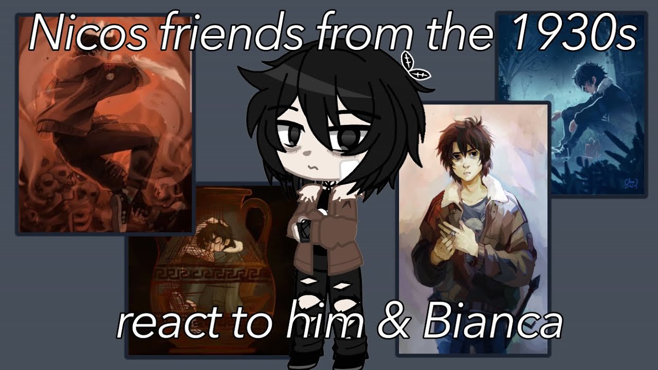 Bianca & Nico Di Angelo’s friends from the 1930s react to them - YouTube