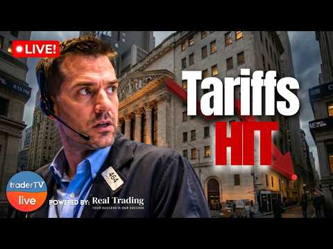 📉 Stocks Slip as Trump Tariffs Begin | SpaceX Selloff, Oil | Stock Market Live