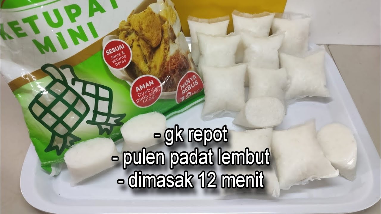 memasak ketupat mini instan | tutorial memasak ketupat instan anti ...