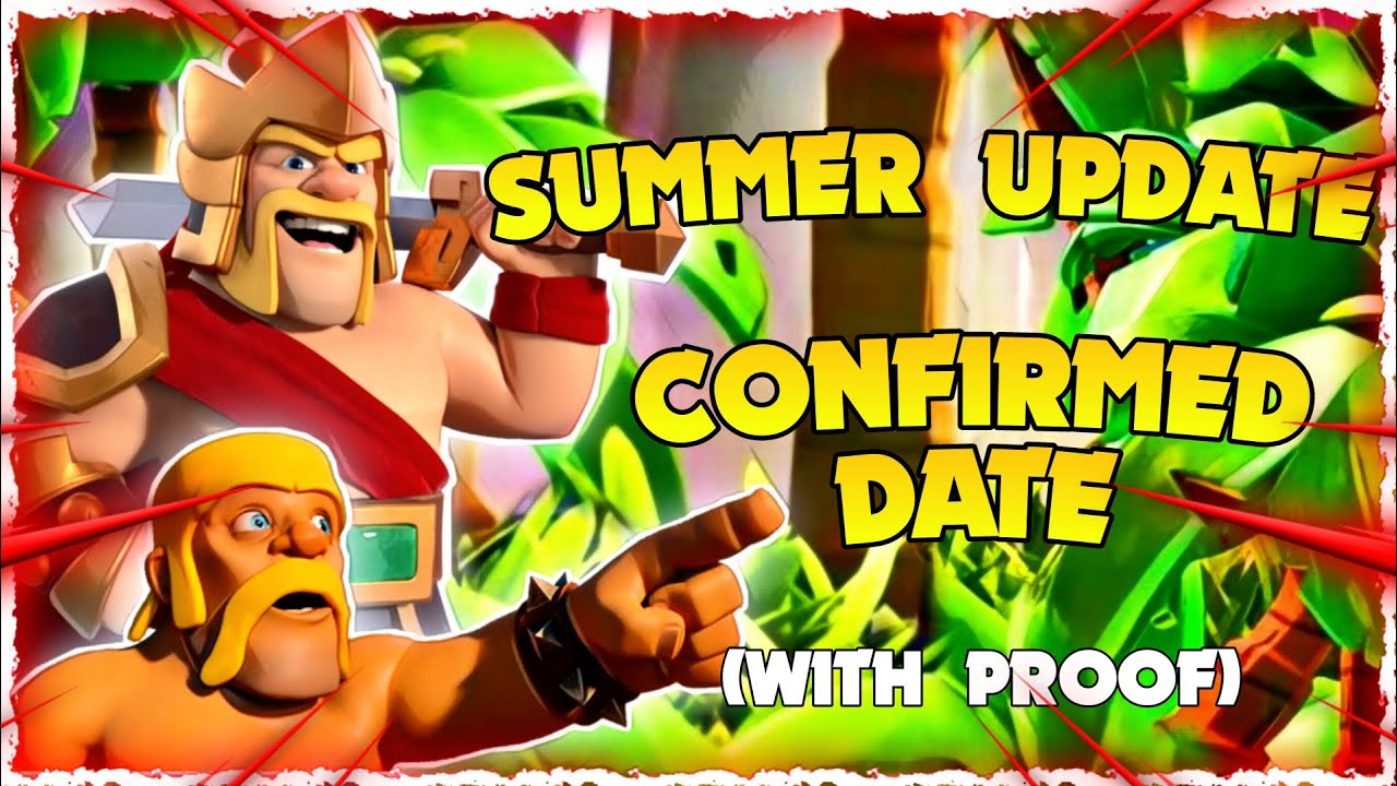 Coc Upcoming Update - Confirmed Release Date (With Proof) - YouTube