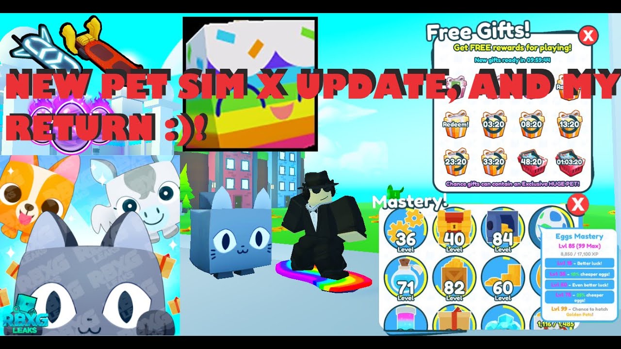 ⭐NEW PET SIM X UPDATE AND GIVEAWAYS!!!⭐ - YouTube