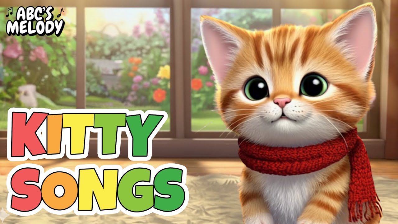 MEOW! BEST KITTY CAT SONGS 🐈 | Fun Kids Songs & Nursery Rhymes | ABC's ...