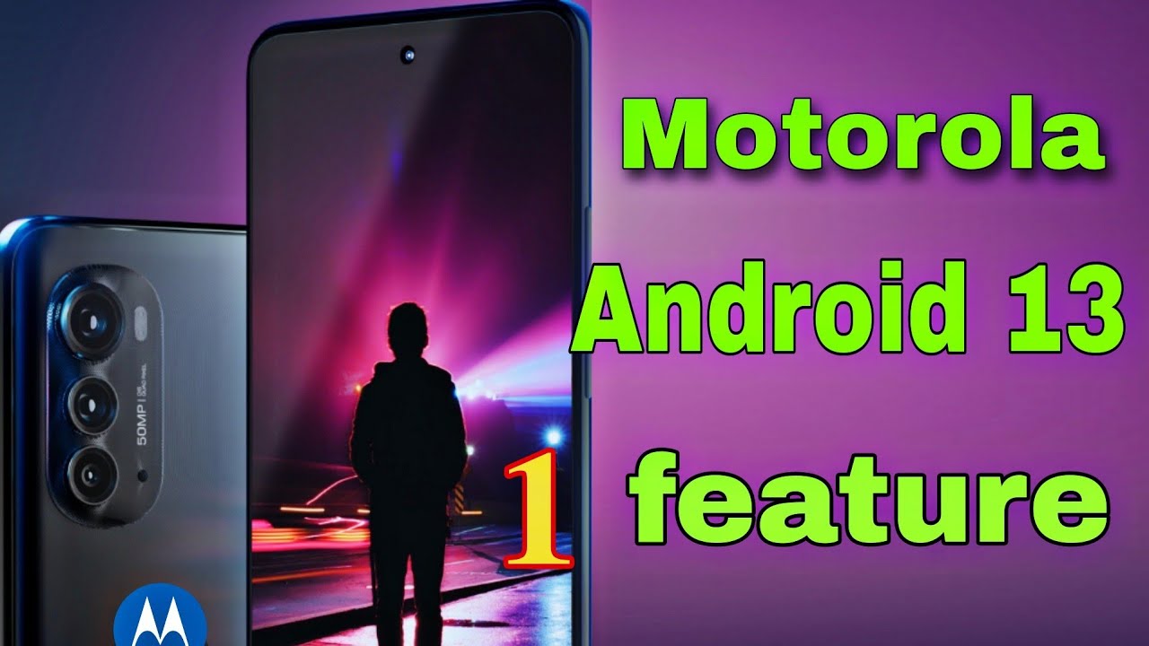 Motorola android 13 features / Motorola camera access setting - YouTube