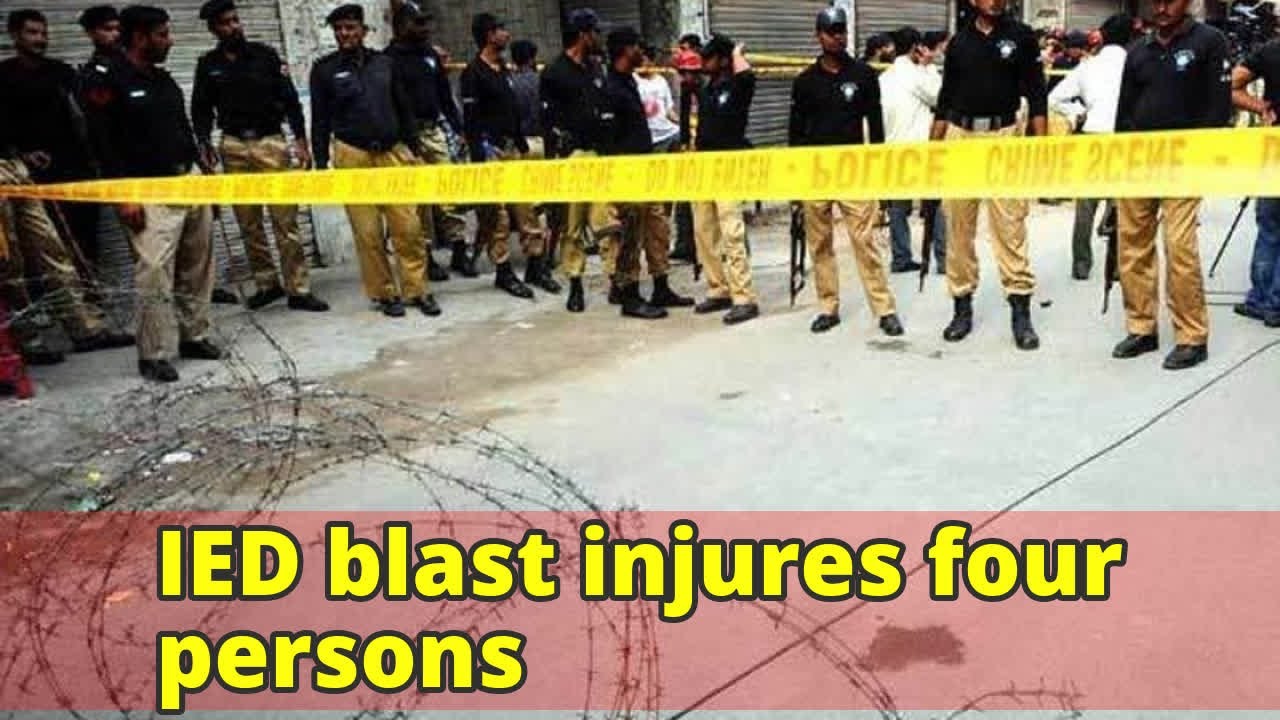 IED blast injures four persons - YouTube