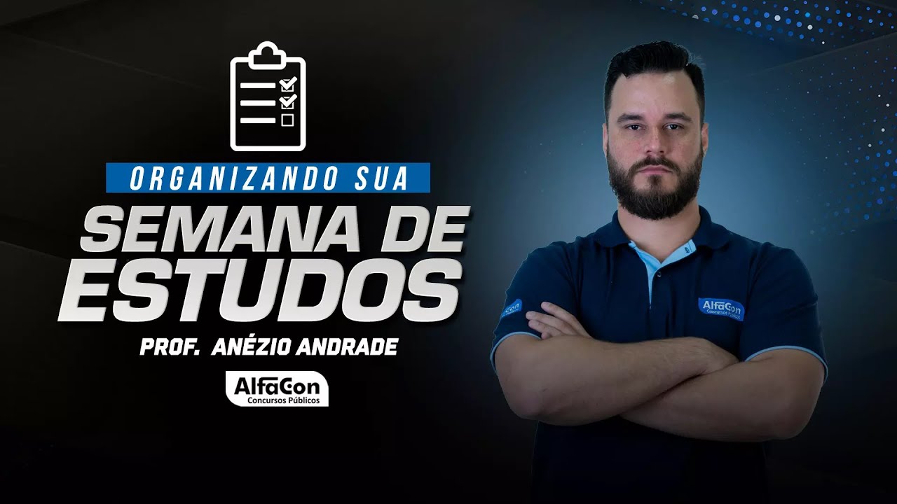 Organizando sua Semana de Estudos | AlfaCon - YouTube