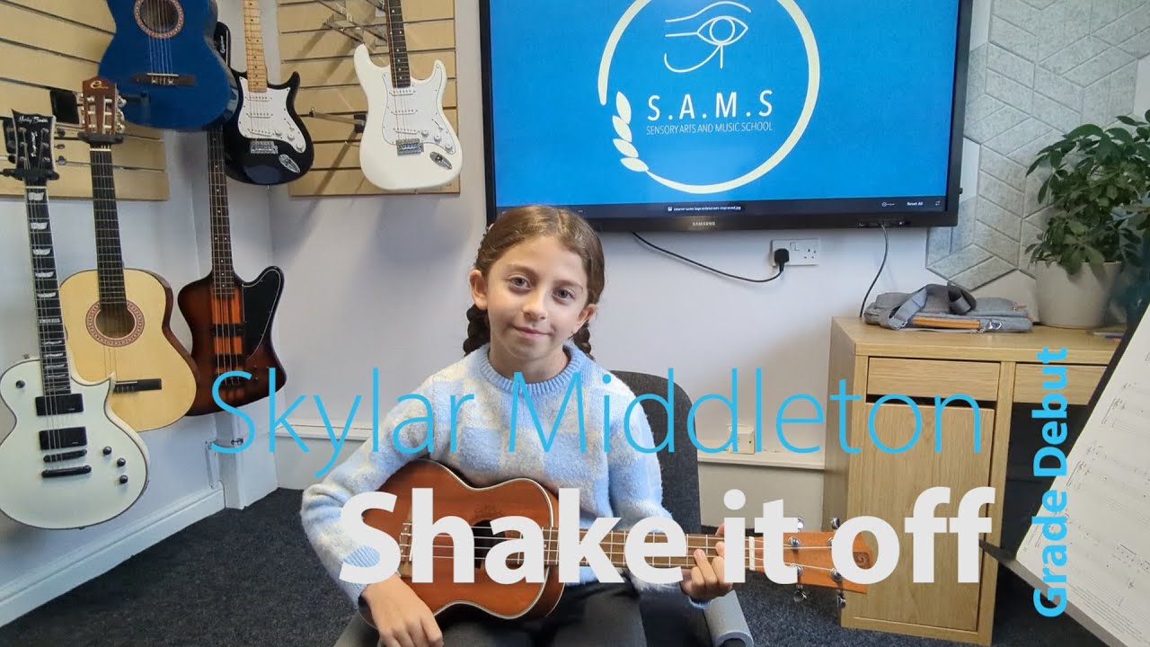 Rockschool Ukulele Grade Debut performance. Shake it off by Skylar ...