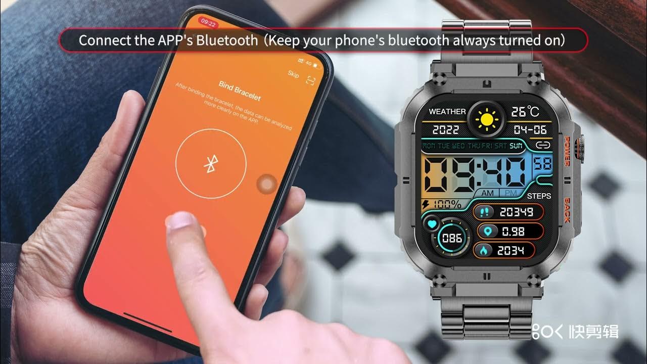 How to connect the smartwatch？（BW1847） - YouTube