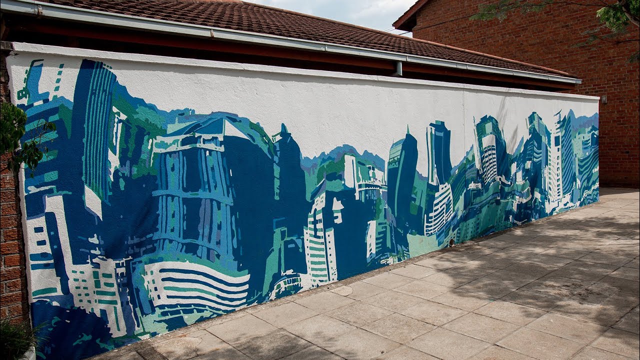 Art Wall Mural 2018 | ST JOHN'S COLLEGE - YouTube