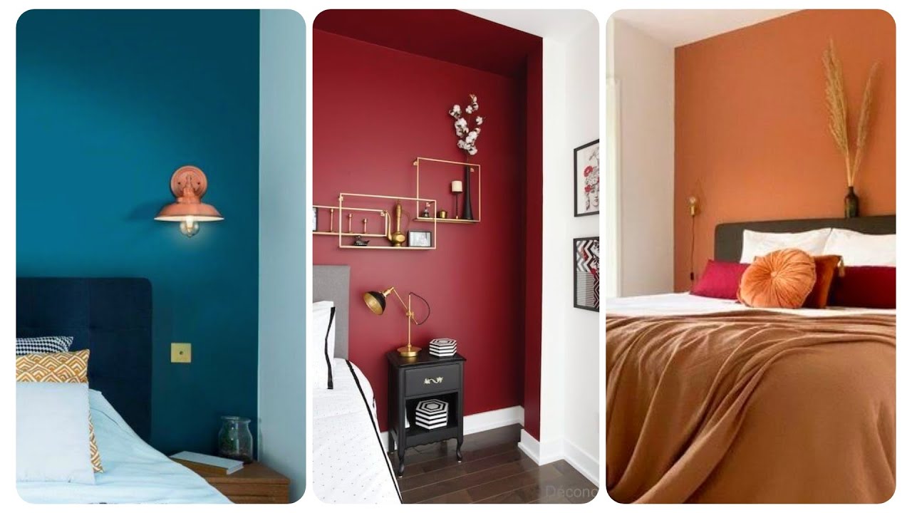 Stunning Wall Colour Combination For Living Room & Bedroom | Wall ...