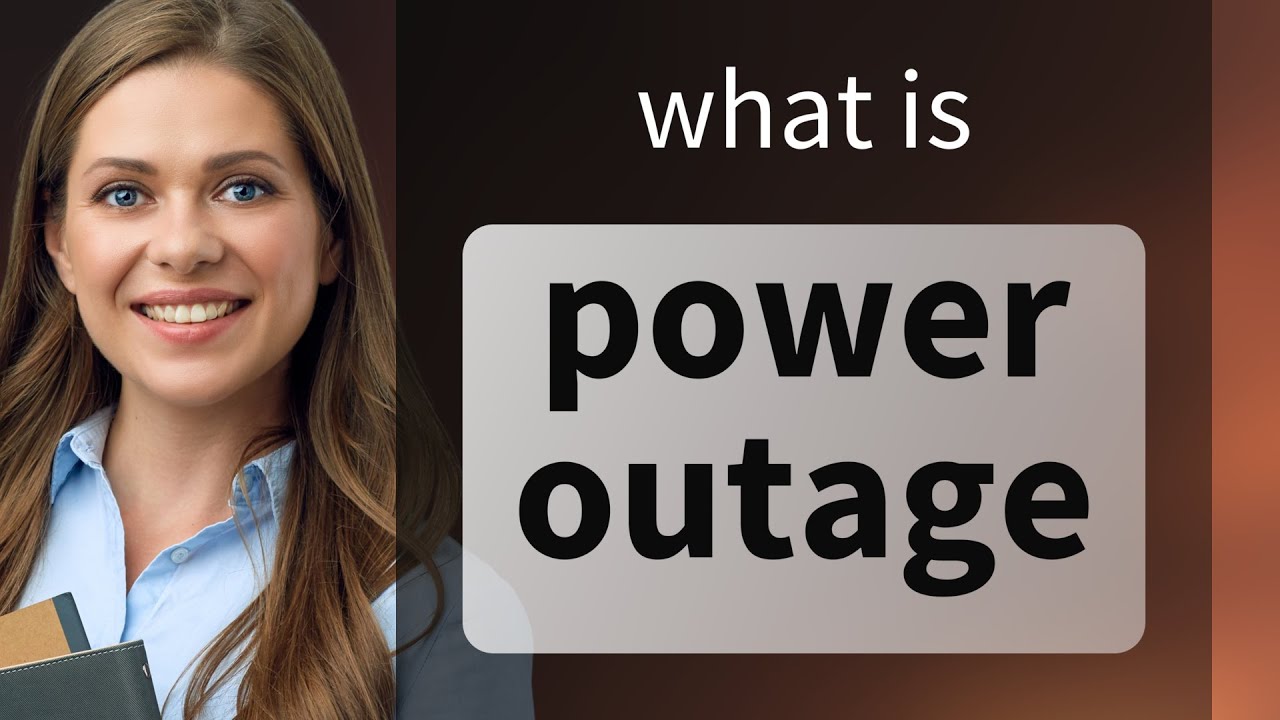 Understanding "Power Outage": A Guide for English Learners - YouTube