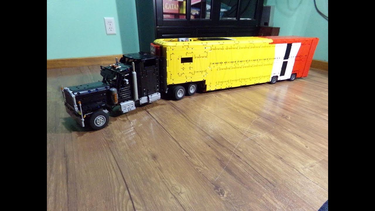 Lego Technic NASCAR Hauler - YouTube