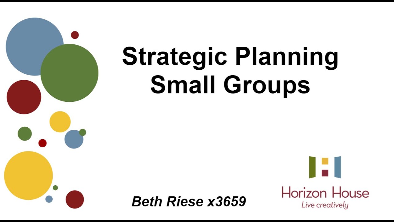 Strategic Planning Small Groups - YouTube
