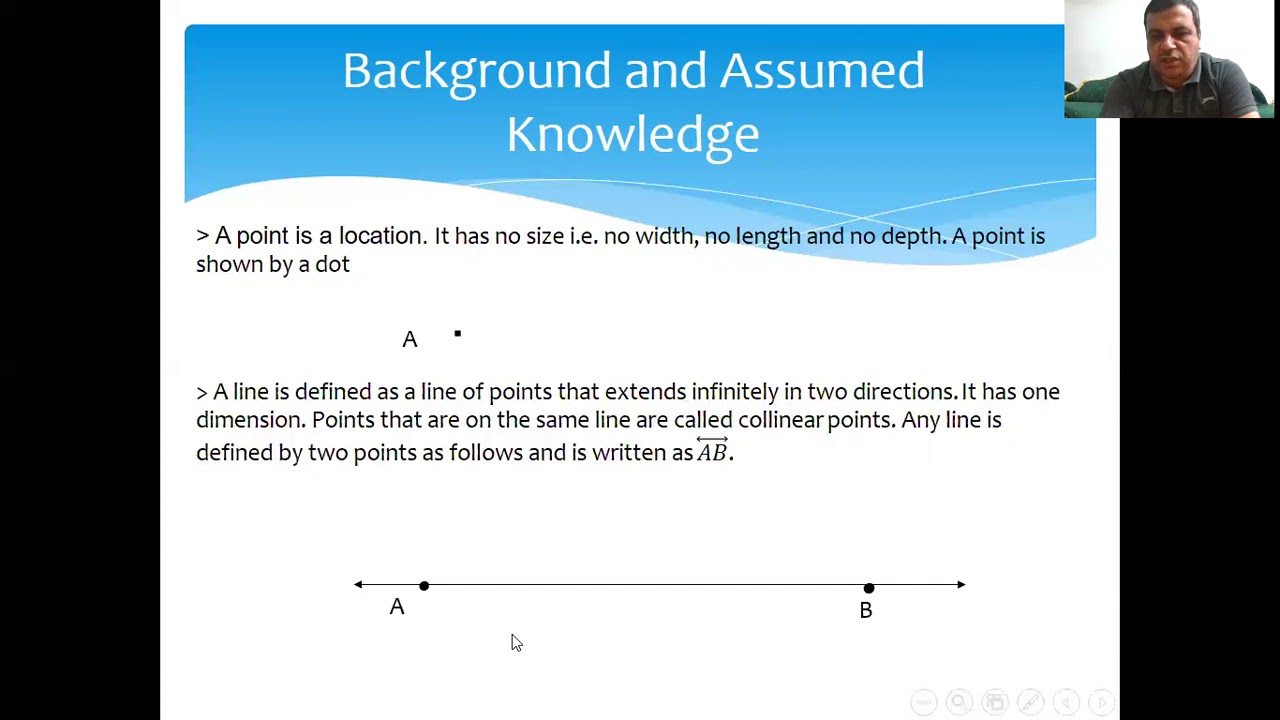 M261-1- Introduction to Geometry; Background and Assumed Knowledge ...