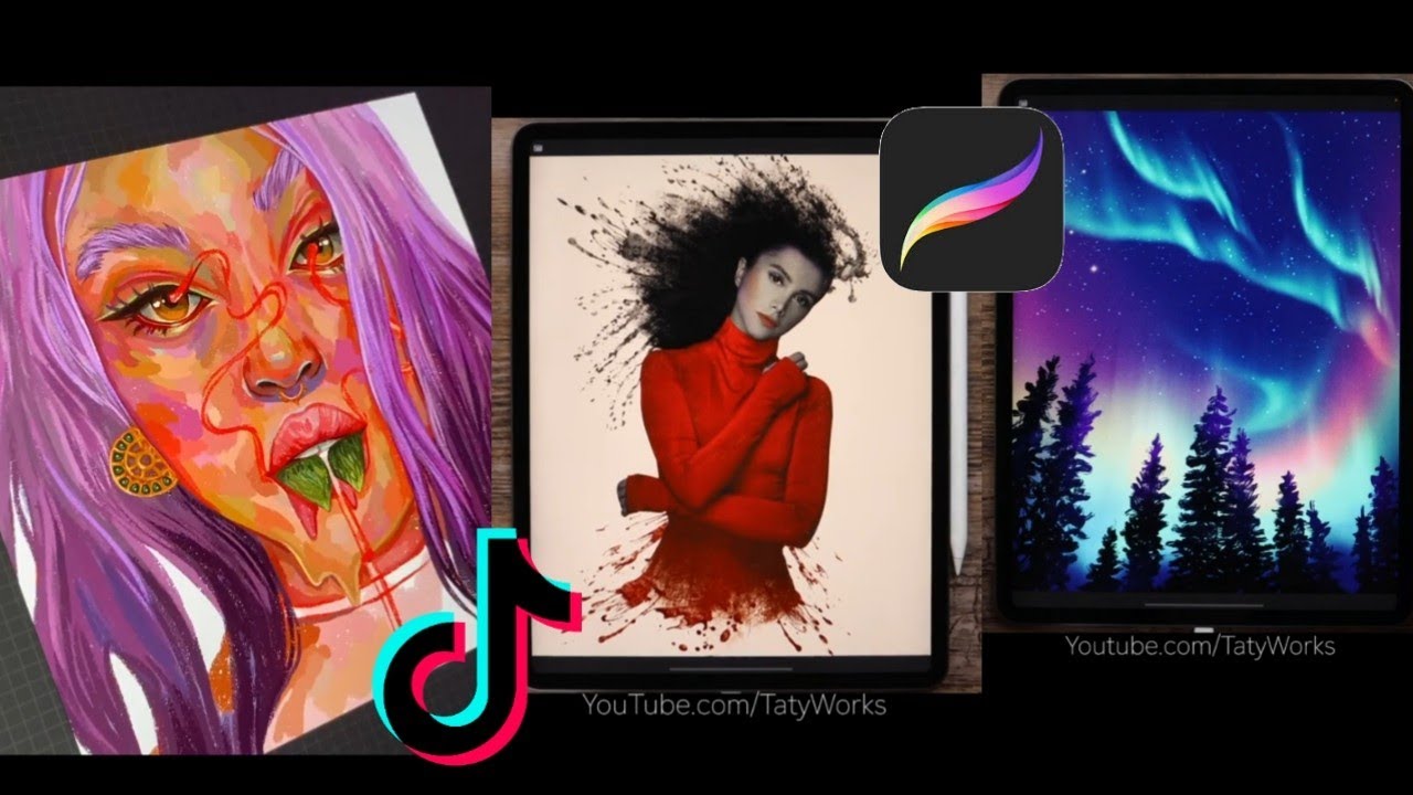 Amazing Procreate tiktok reel video compilation 2021 | best procreate videos in tiktok part 13 ...