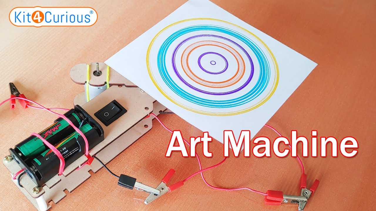 Art Machine - Kit4Curious DIY Toys - YouTube