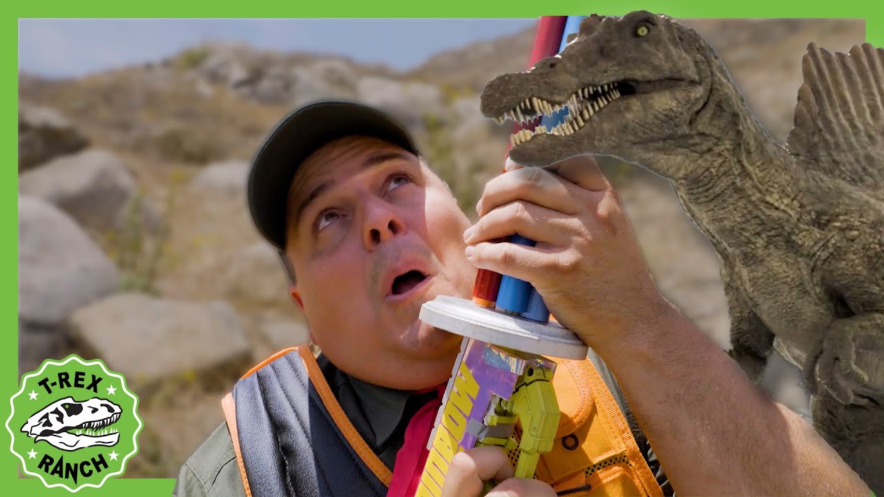 NEW! Save the Stegosaurus! | T-Rex Ranch Dinosaur Videos - YouTube