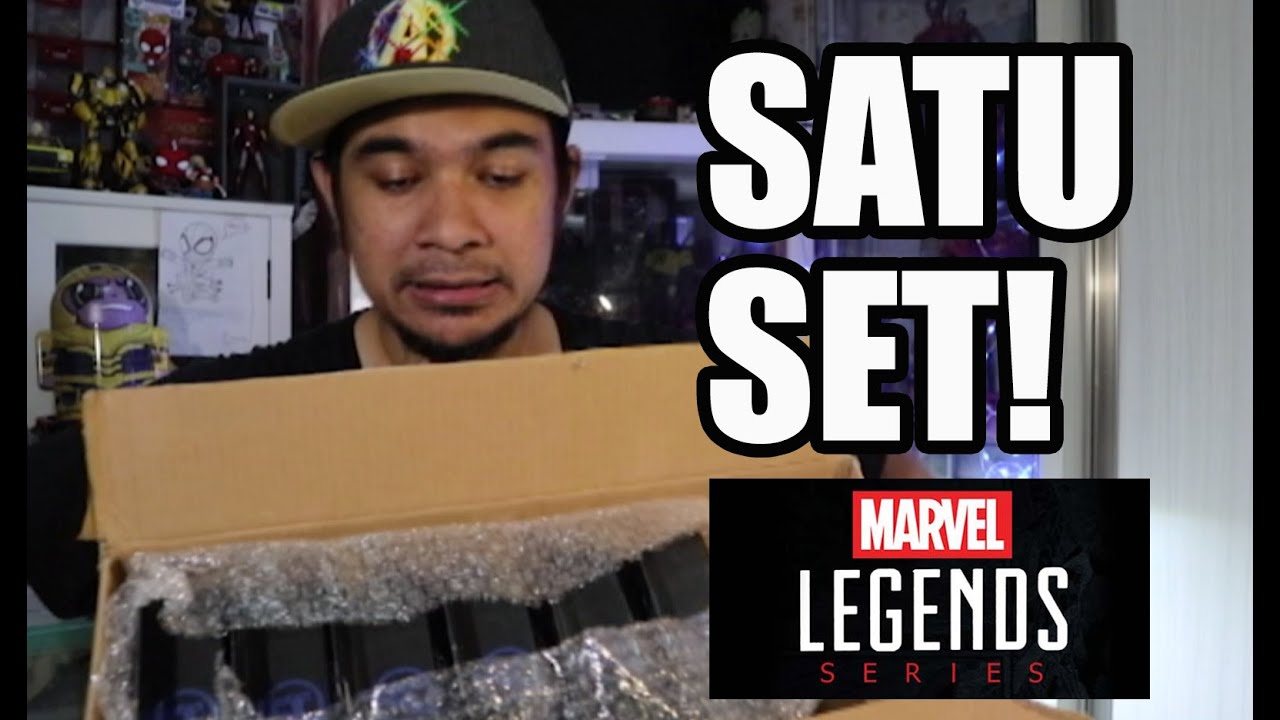 UNBOXING MARVEL LEGENDS END GAME 1 SET! BAF THOR GENDUT - YouTube