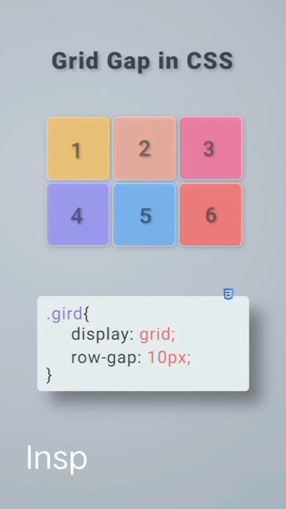 Create A Grid Gap In Css Csstutorial Csslearn Csscoding Cssproperty Cssshorts Css3