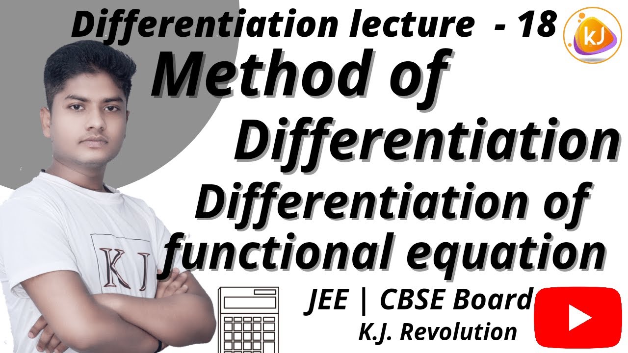 Differentiation of Functional Equation | JEE | CBSE BORD | Class-12th ...