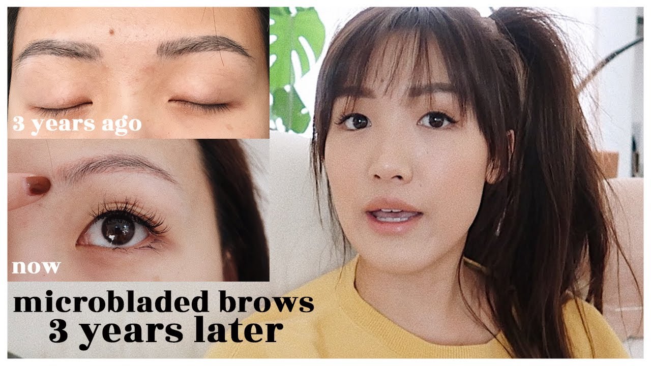 3 YEARS LATER | Microbladed Brows (why I won't do it again) | WahlieTV EP.734 - YouTube