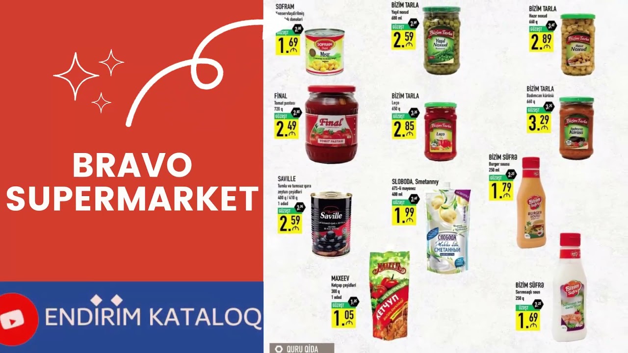 Bravo Supermarket Endirim Kataloqu | Super Qiymətlər #endirimkataloqu # ...