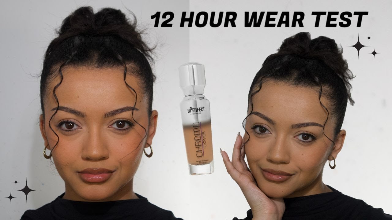 BPERFECT CHROMA COVER LUMINOUS FOUNDATION - 12 HOUR WEAR TEST - YouTube