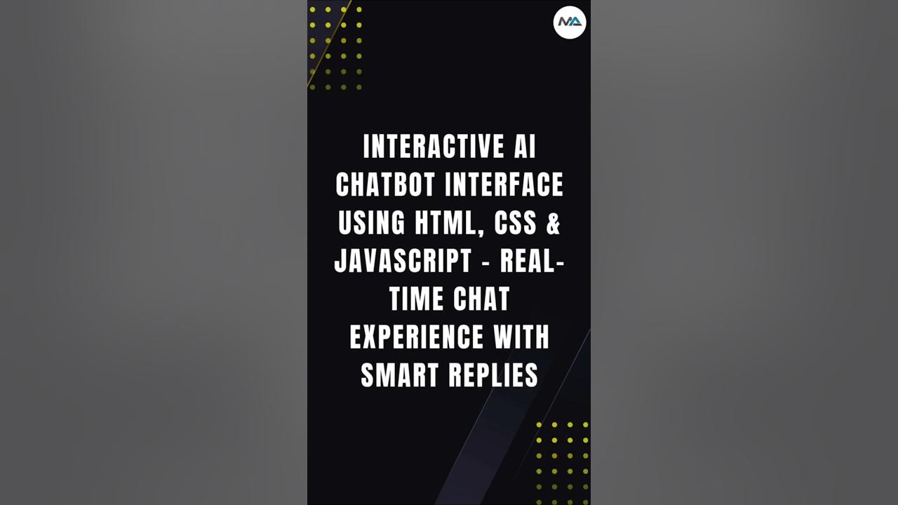🤖 Build An Ai Chatbot In 60 Seconds ⏱️ Html Css Javascript Shorts